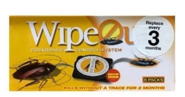 Wipeout Cockroach Control System 6 Pack